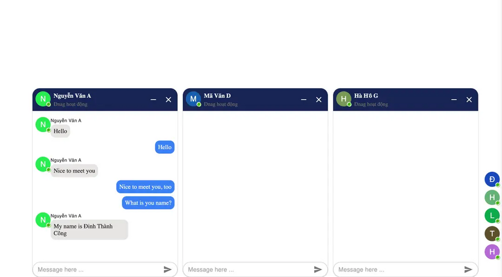 Build a chat app with ReactJS + Material UI