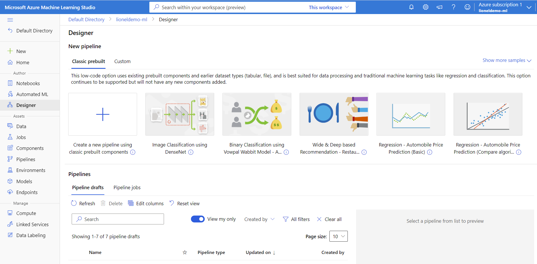 Introduction to AI Azure Machine Learning for Beginners