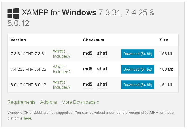 Set up and work with MySQL on Windows with XAMPP