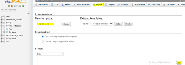 Set up and work with MySQL on Windows with XAMPP